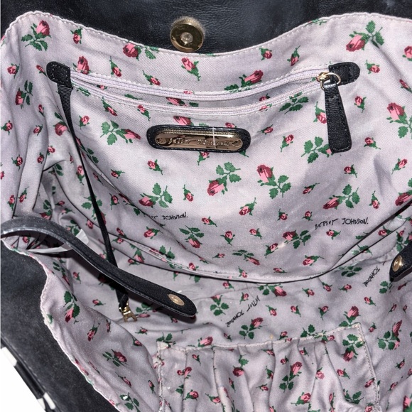 Betsey Johnson | Bags | Betsey Johnson Bowtie Polkadot Shopper Tote Bag ...